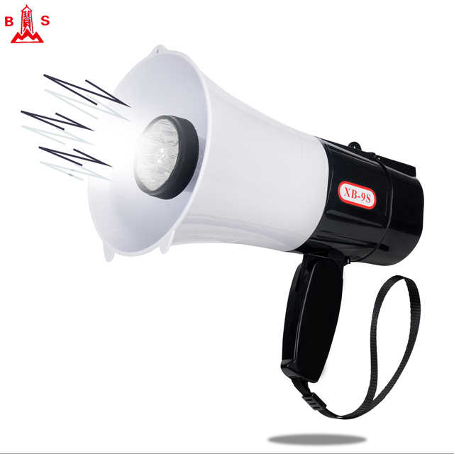 Xb -9s Megaphone 30w High Power Megaphones Usb Wireless Led Lighting ...