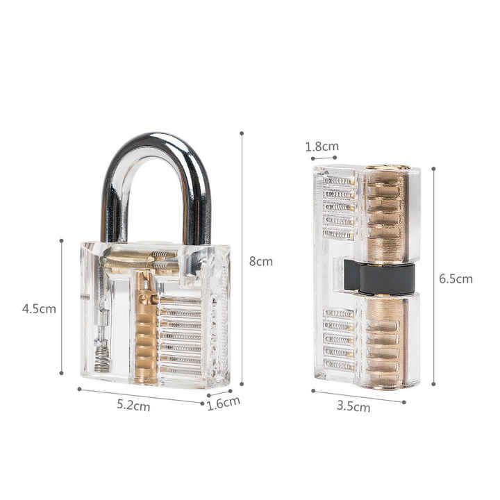 Practice Acrylic Transparent Lock Acrylic Lock Smith Tool| Alibaba.com