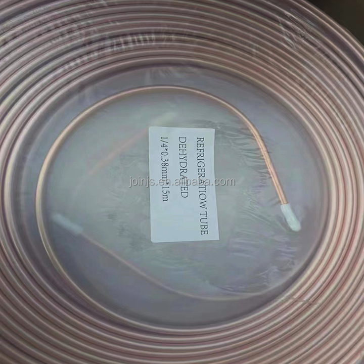 Refrigeration Copper Tube Coil Copper Pipe 3/8 1/4 Air Conditioner Pancake Coil Copper Pipe ...