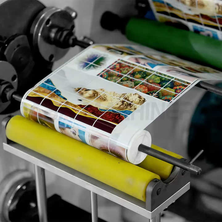 DABA Roll to Roll Blank Label Adhesive Paper Rotary Die Cutting Machine ...