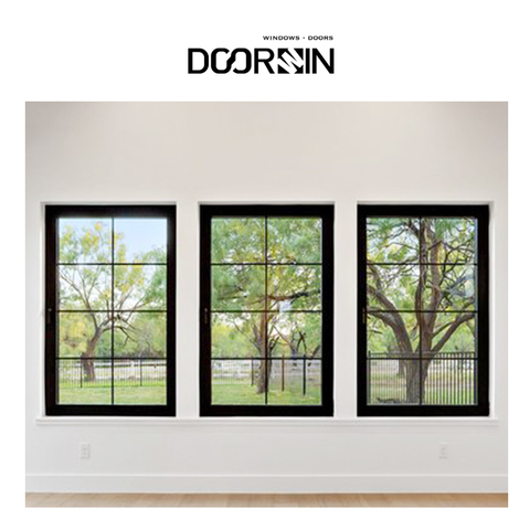 NFRC Certified Double Glazed Aluminium French Casement Windows Modern ...