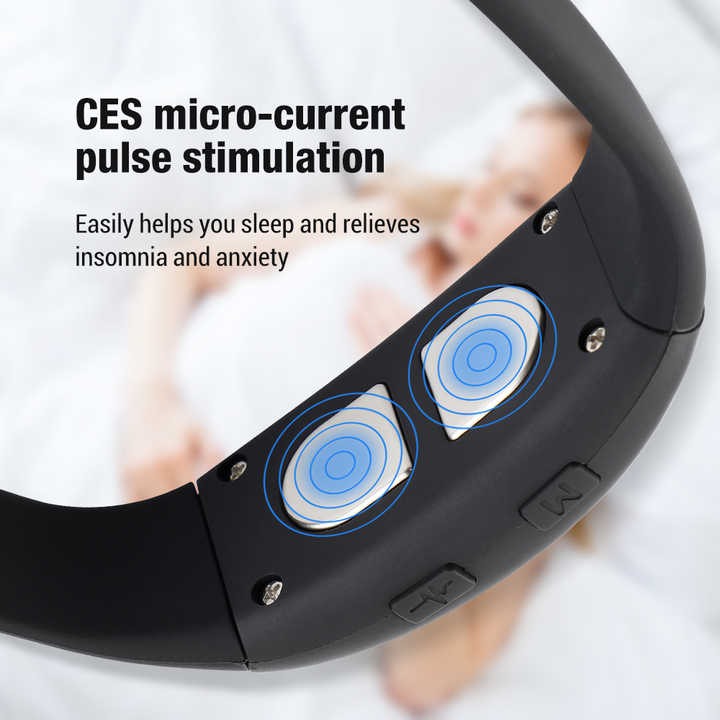 2025 Smart Micro-current Pulse Insomnia Hypnosis Device Sleeping ...