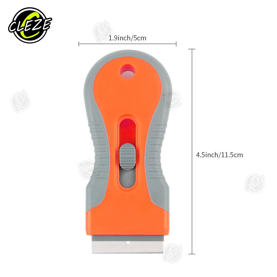 CLEZE Multi Function Scraper Labels Stickers Decals Removal Double Edge ...