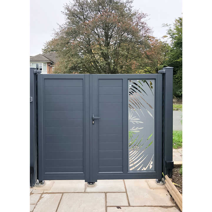 Modern Design Aluminum Low Maintenance Walkway Gate Garden Gate ...