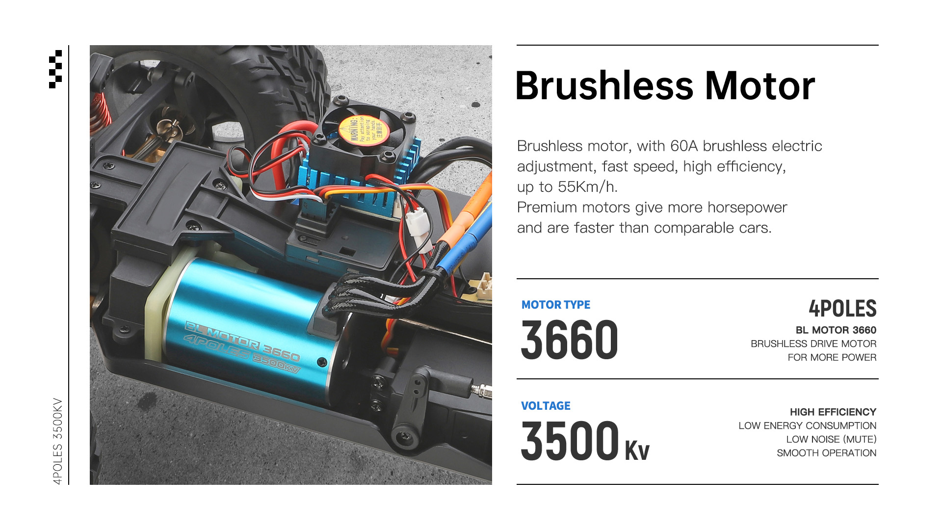 WLtoys 104016 RC Car Brushless 1:10 55KM/H High Speed 4WD Off-Road Racing Radio Control Toys ...