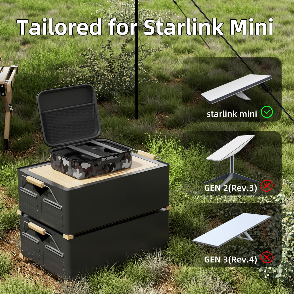 Starlink Mini EVA Camo Hard Shell Protective Case Waterproof Shockproof ...
