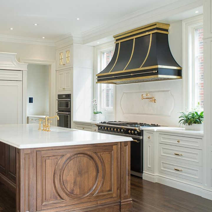 Luxury Stainless Steel Kitchen Range Hood - Wall Mounted, Smooth Finish ...