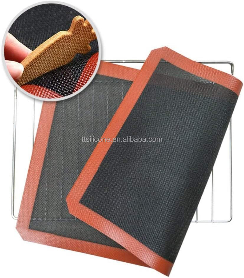 Manufacturer Low Price Custom Fiberglass Mesh Silicone Cookie 37*57cm ...