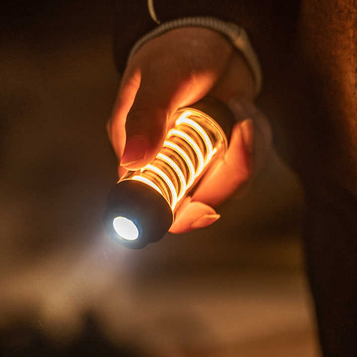 Retro Camping Stick Lantern - Durable, Waterproof, and Bright