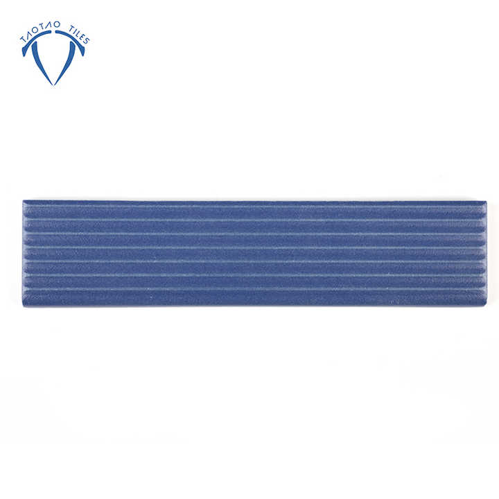 Non slip swimming pool tiles 244x56 mm ceramic edge border tiles ...