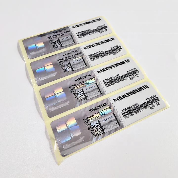 Win11 Home OEM COA Sticker Win11 Home Version COA Key Stickers Lifetime ...