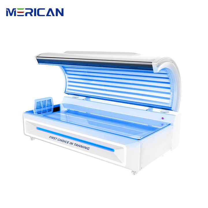 Merican Commercial W5N Horizontal Lay-Down Sunbed Machine Blue Light ...