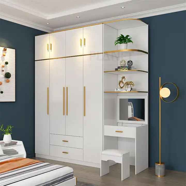 White with Dressing Table Combination Apartment Hotel Residential Whole ...
