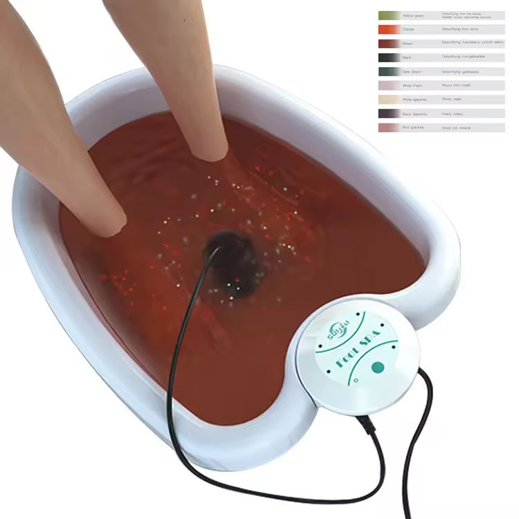 JYTOP 2026 Portable Electric Foot Bath Ionizer Foot Steam Bath Ionic ...