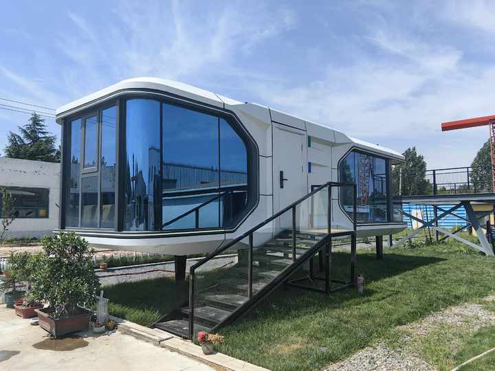 Mobile Living Container House - Fast Install Space Capsule