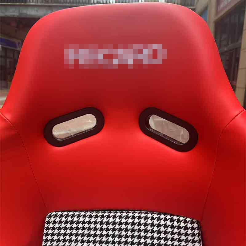 T01 Universal fixed bucket racing seat, carbon fiber embroidered fabric ...