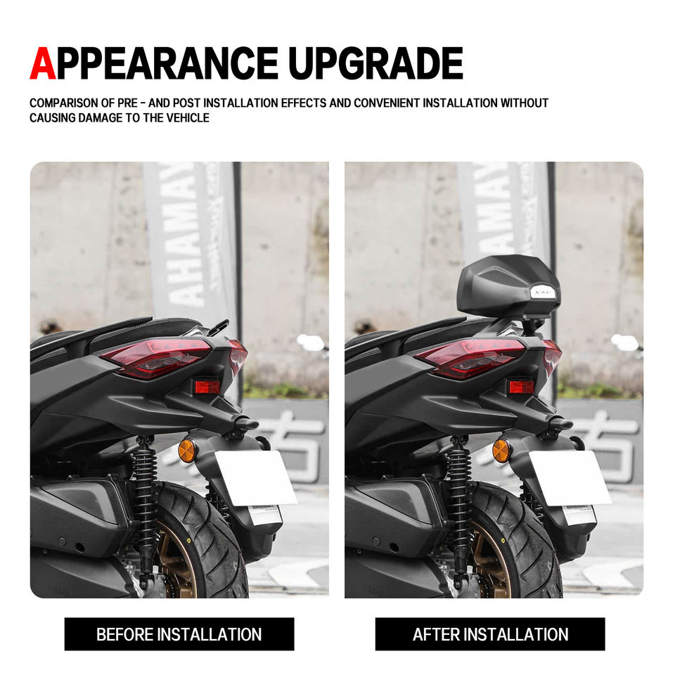 Motorcycle for XMAX 300 2023-2025 Rear Passenger Seat Backrest Cushion ...