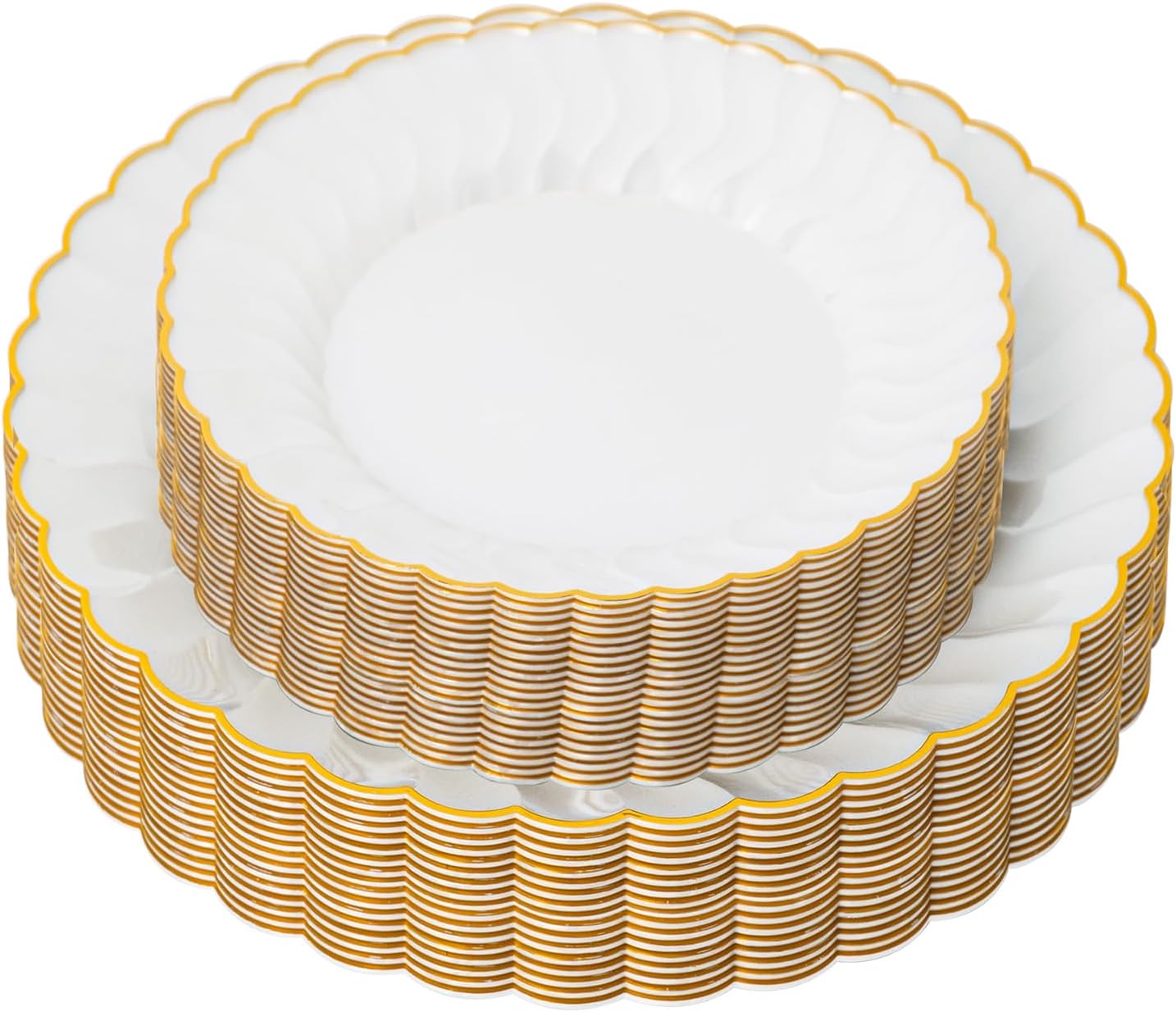 Eco-Friendly Plastic Plates - Disposable & Durable for Party