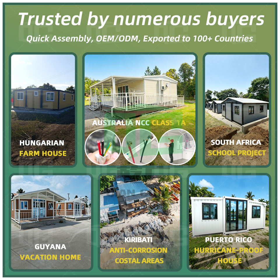 40ft Expandable Prefab Container House with 3 Bedrooms 1 Bathroom ...