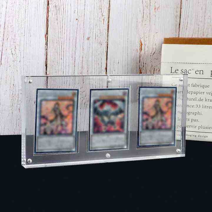 Custom Transparent TCG Cards Frames Clear Card Stands Trading Card ...