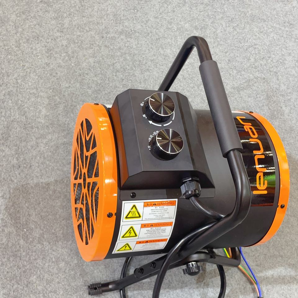 5KW Portable Forced Air Electric Heater - Low Noise & High Efficiency