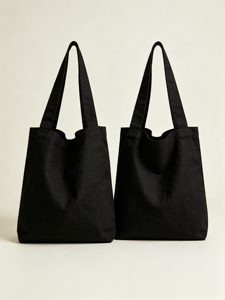 Custom Non-Woven Tote Bag Wholesale Cartoon Pattern Shopping Bags Black ...