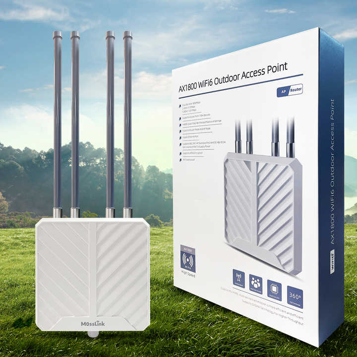 AX1800 Wifi 6 Dual Band Wi-Fi Extender - Outdoor Wireless AP