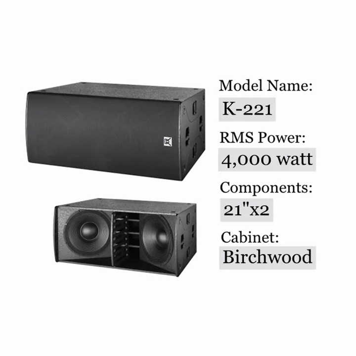 21 Inch Subwoofer Sound Audio Equipment Professional Outdoor Dj Party ...