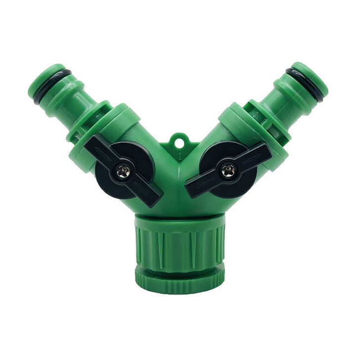 Garden Irrigation Tap Using 1/2" *3/4" Plastic Two Way Y Type Garden ...