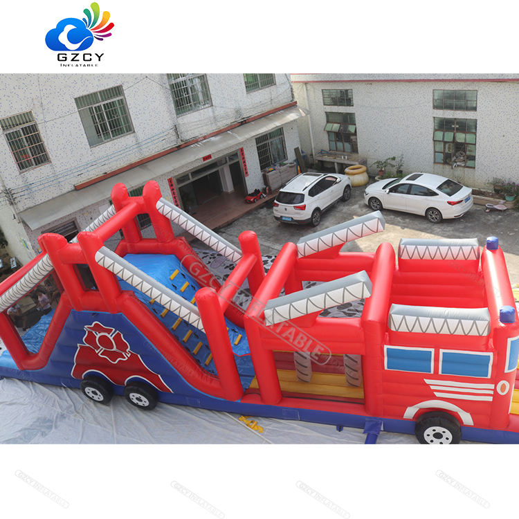New Design Bus Theme Obstacle Course and Jump Obstacles Jumping Indoor ...