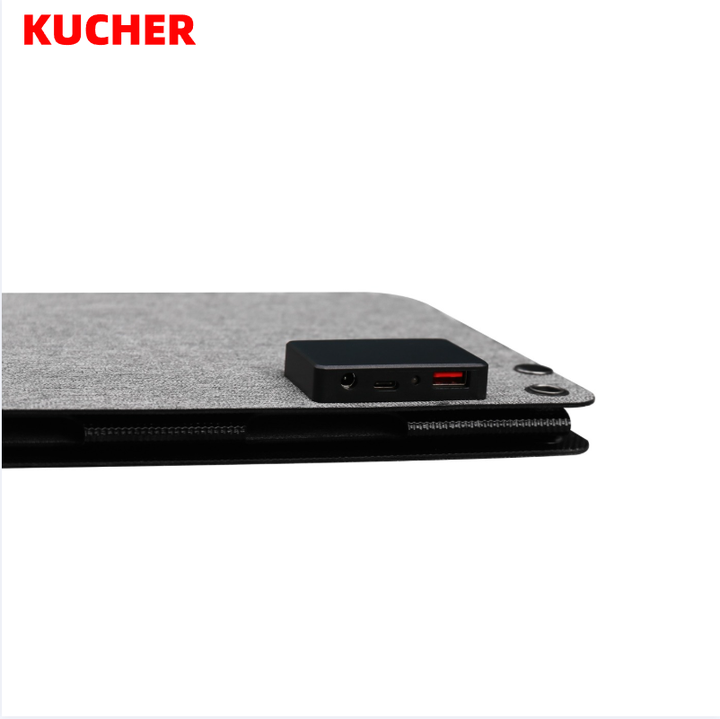 KUCHER 40W ETFE Monocrystalline Foldable Solar Panel 22% Efficient for ...