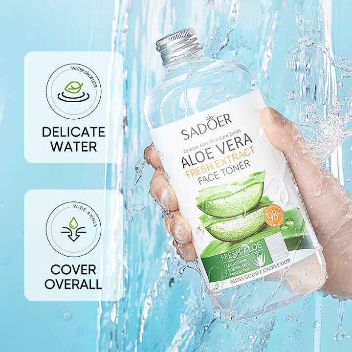SADOER Organic Skin Toner - Natural Aloe Vera Facial Toner