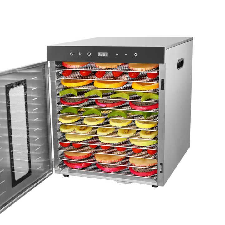 12 Trays Electric Stainless Steel Fruit Drying Machine