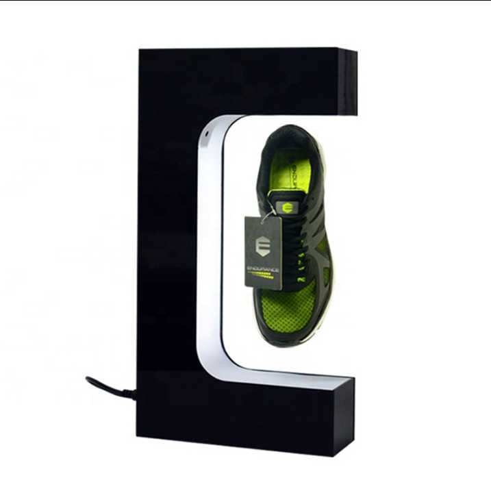 Floating Shoe Display - Magnetic Levitation Acrylic Stand