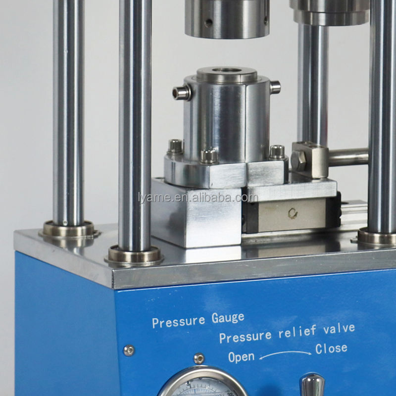 18650 Cylindrical Cell Manual Crimping Machine for Cylindrical Cases ...