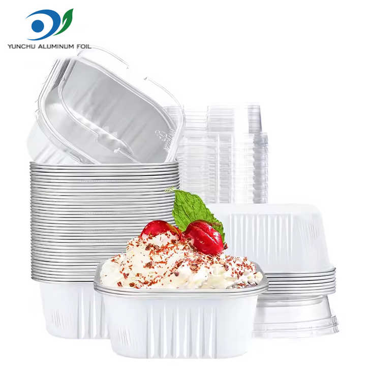 300ml Mini Colored Square Disposable Puddings Yogurt Brownie Cake ...