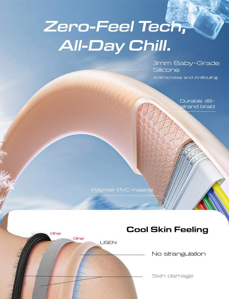 LISEN 2026 Adjustable Phone Safety Lanyard Heavy Duty USB C Power Cable ...