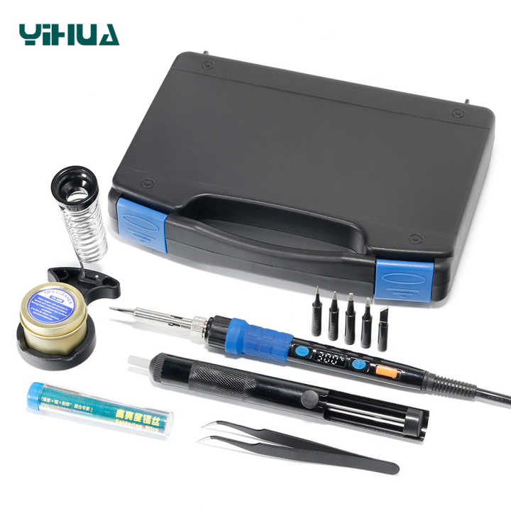 YIHUA 928D ESD Thermostatic Digital Soldering Iron Tool Set