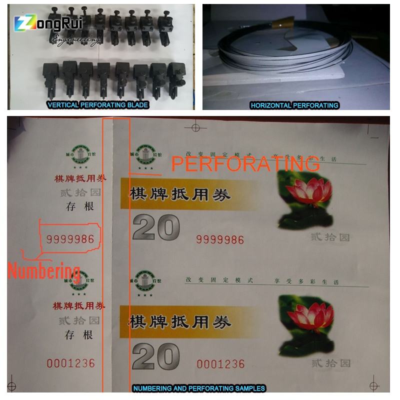 4 Colors Offset Printing Machine With Numbering&Perforation 620x450mm ...