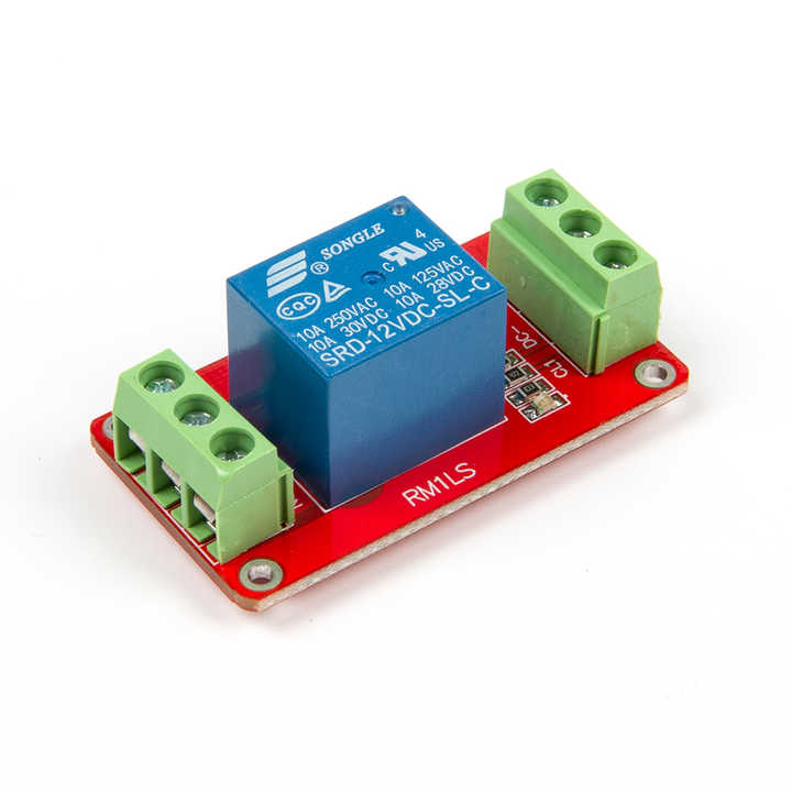 Dc 12v 1 Channel Relay Module With Optocoupler Isolation Support High ...