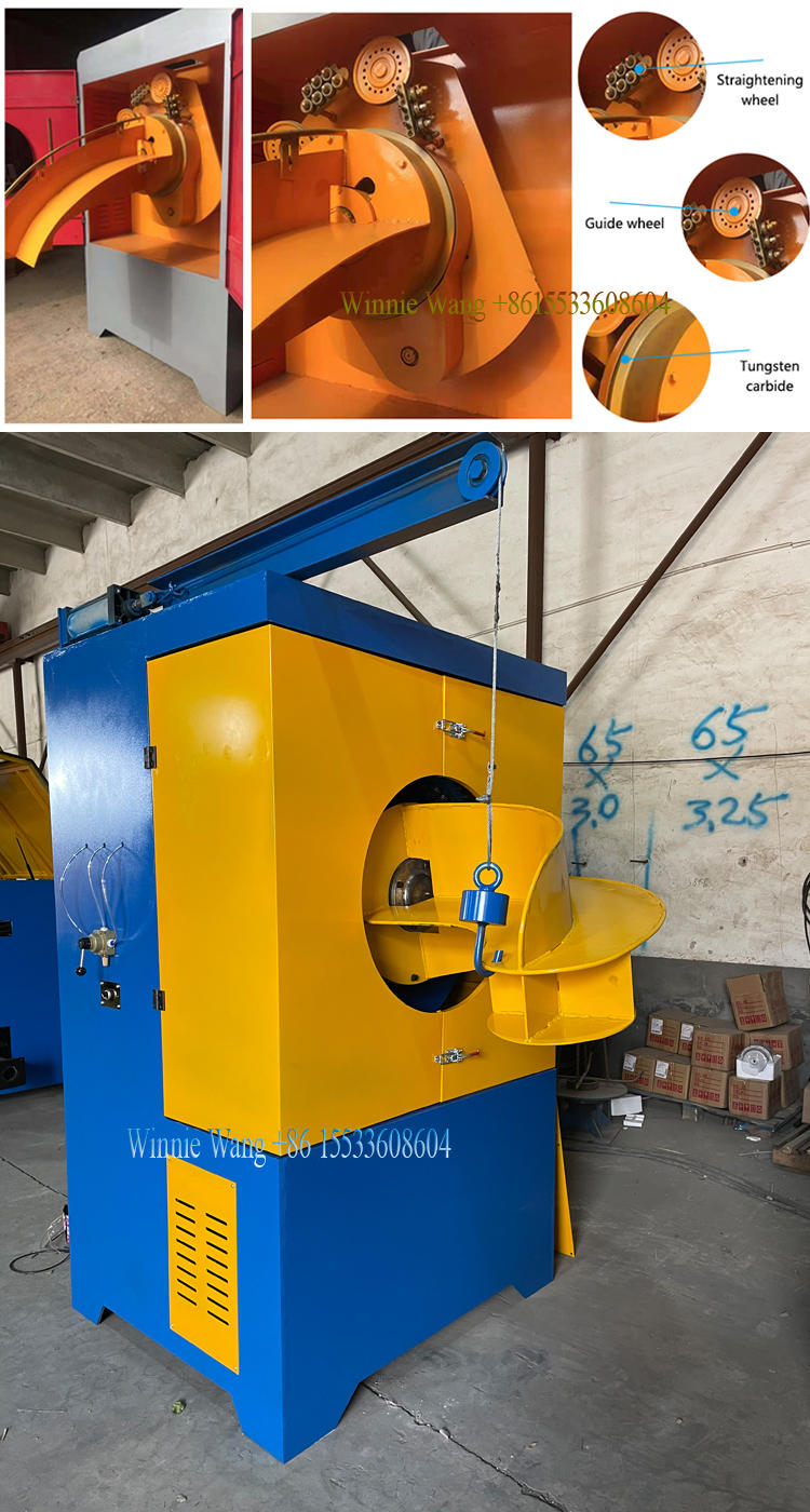 Large-capacity carbon steel wire winding machine iron wire take-up ...