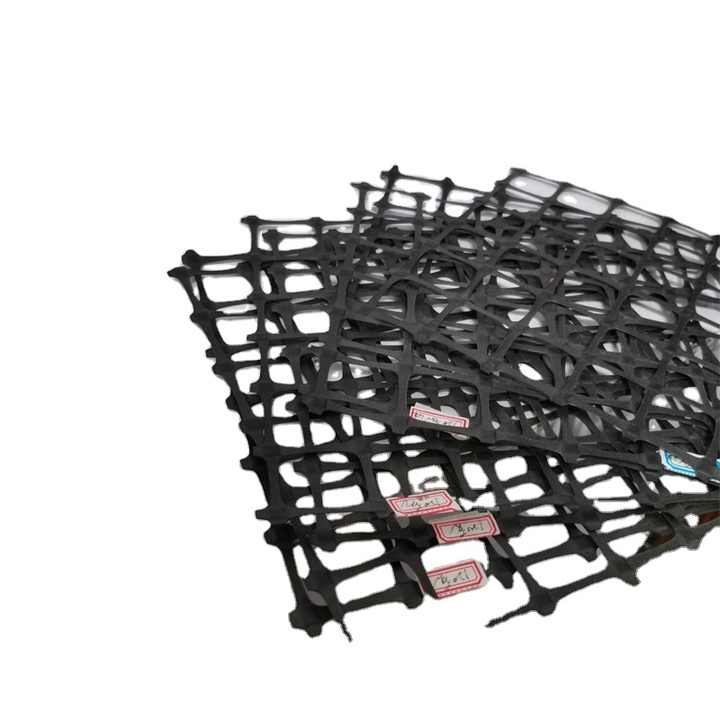 Outdoor Plastic Mesh Grid Polypropylene (PP) Biaxial Geogrid for Road ...