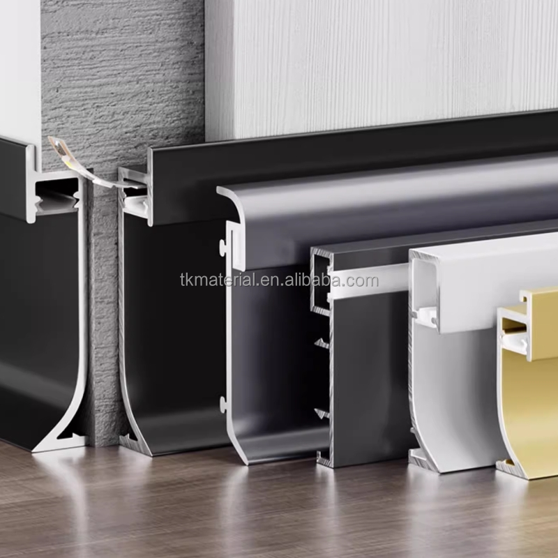 Modern Recessed Skirting Surface Mounted LED Skirting Line Aluminum ...
