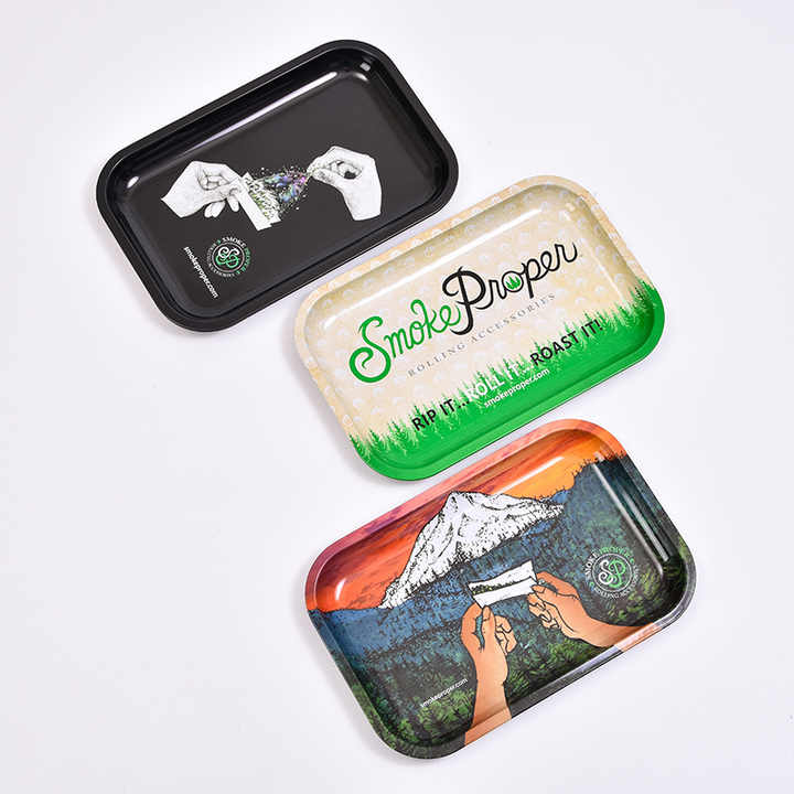Wholesale Smoke Tray - Low MOQ Custom Logo Rolling Trays