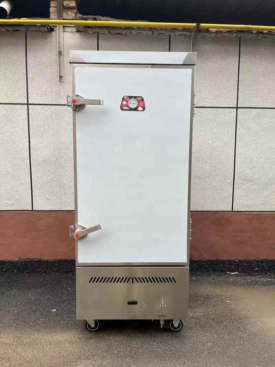 12-tray Rice Steamer Machine by Ruitai - Gas & Stainless Steel