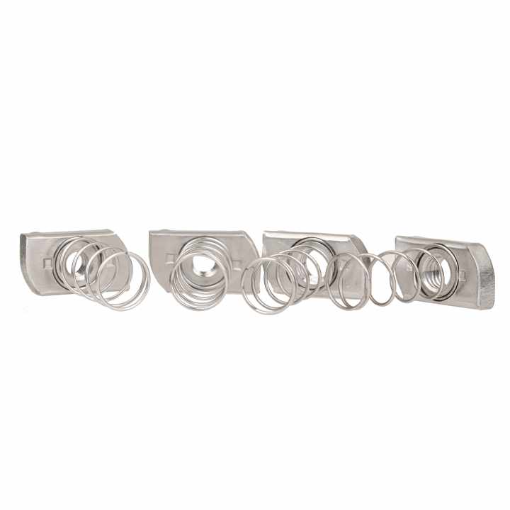 1/4" M16 Stainless Steel Ss316 t Slot Channel Connector Nut U Clip ...