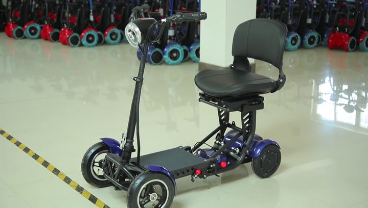 Electric Folding Scooter - 40-60km Range, Dual Motor Power