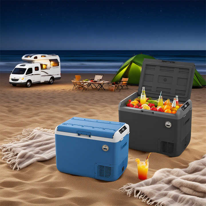 AC DC Cooler 12V Feezer Electric Compressor Fridge Portable Camping Car ...