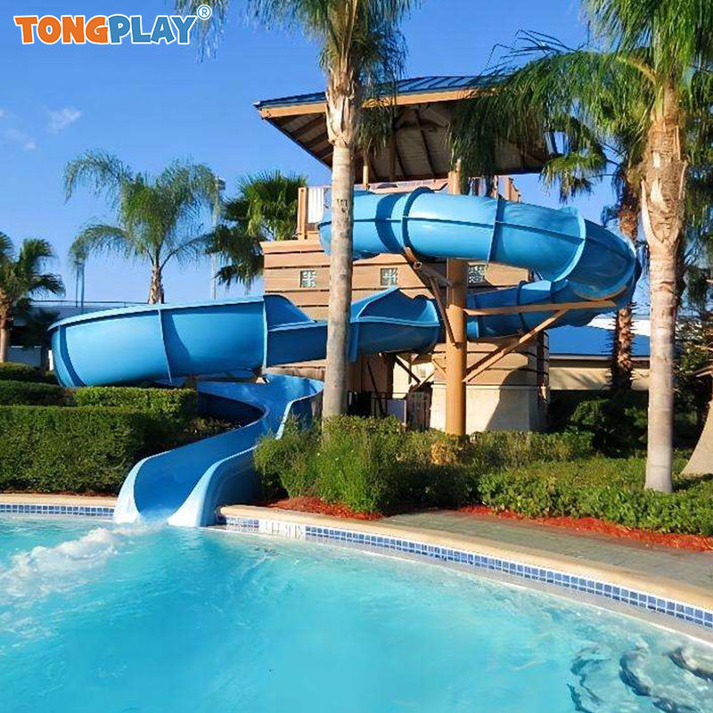 Water Park Swimming Pool Slide Outdoor Games Play Equipment Fiber Glass ...