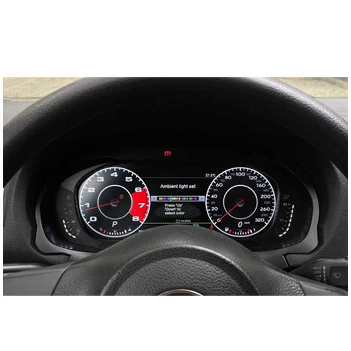 LCD Speedometer Digital Dashboard Panel Virtual Instrument Cluster ...